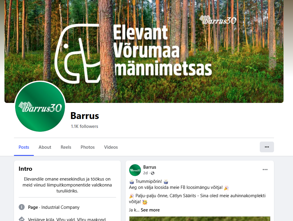 Barrus Celebrates 1,000 Followers on Facebook!