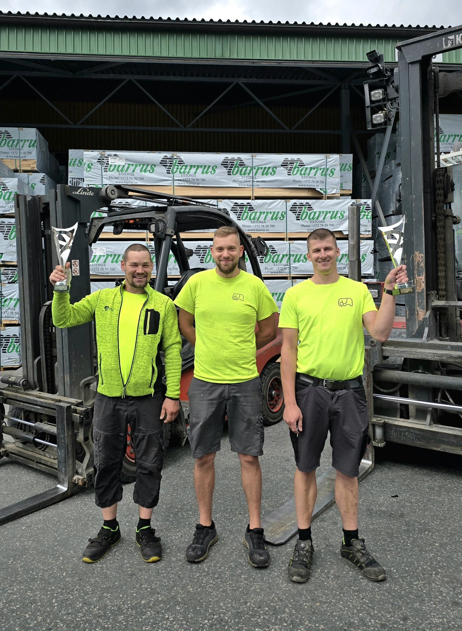 Barrus Forklift Drivers Shine at the Estonian Championships!